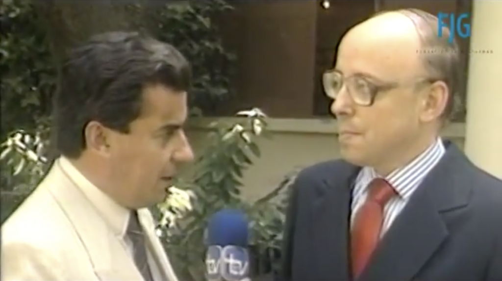 Entrevista a Jaime Guzmán tras ganar senatorial - Fundación Jaime Guzmán