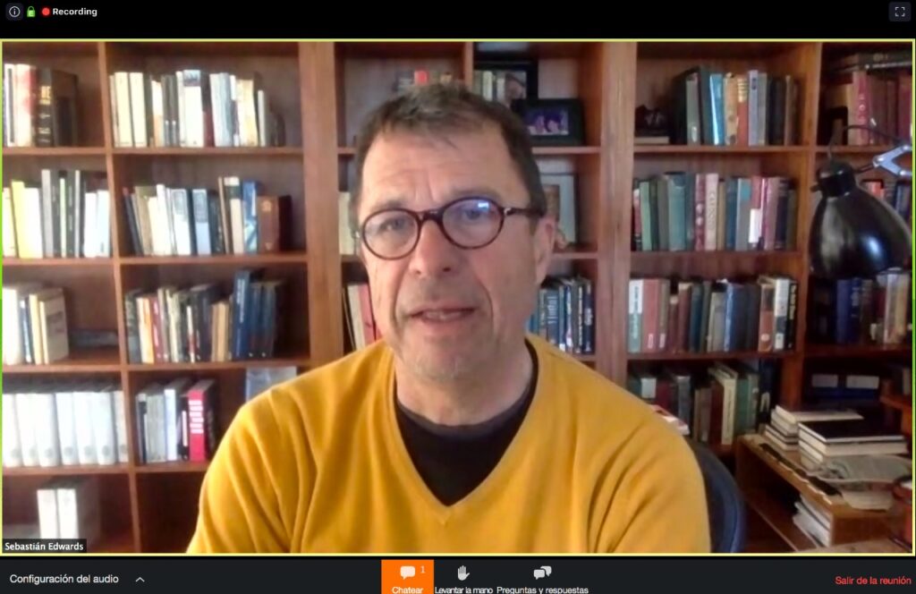 Sebastián Edwards expuso sobre economía en tiempos de pandemia ...
